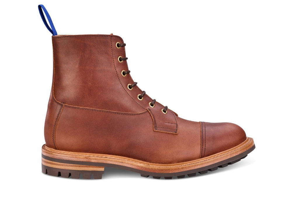 Allan Toe Cap Boot - Whisky Pampus (Tricker's Exclusive) – R E Tricker Ltd