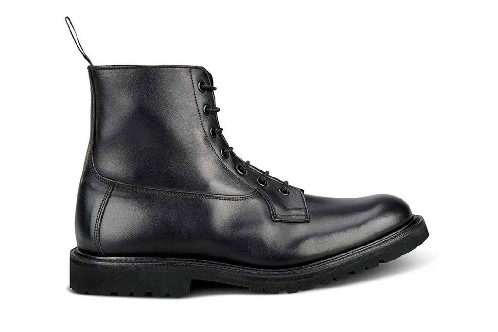 Burford Country Boot - Olivvia Classic Black | Tricker's – R E Tricker Ltd