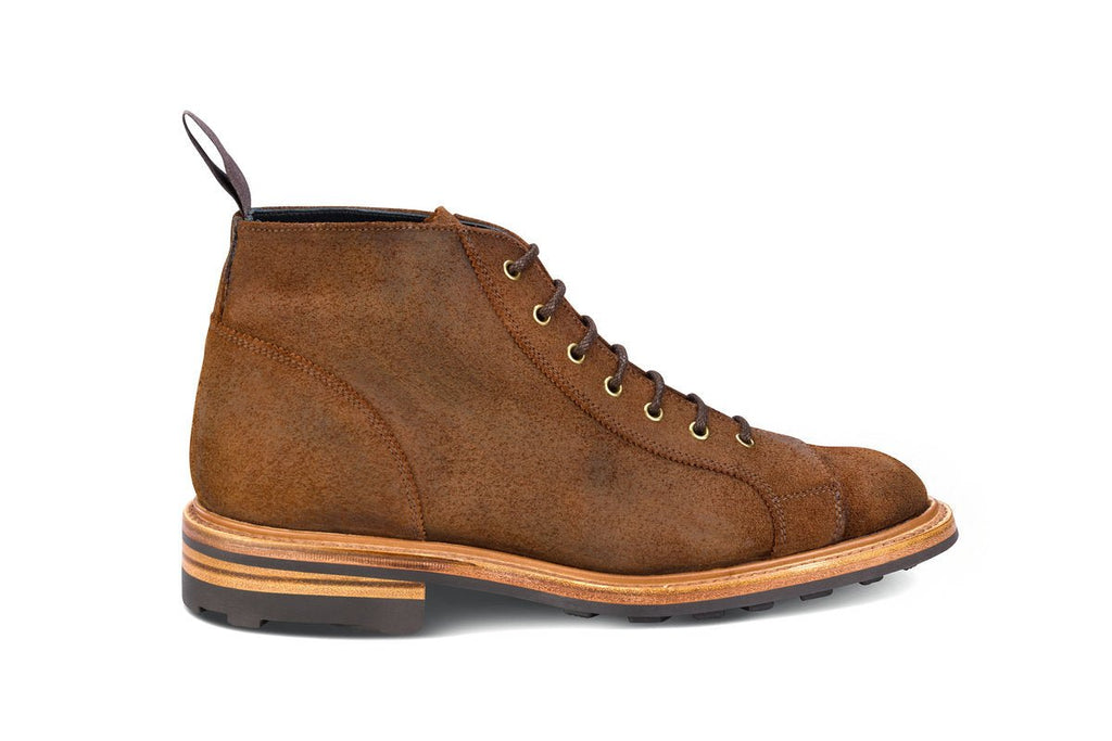 Ethan Monkey Boot - Ridge Reverse Suede – R E Tricker Ltd