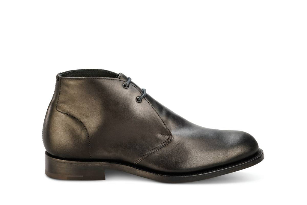 Grant Chukka Boot - Black Pampus – R E Tricker Ltd