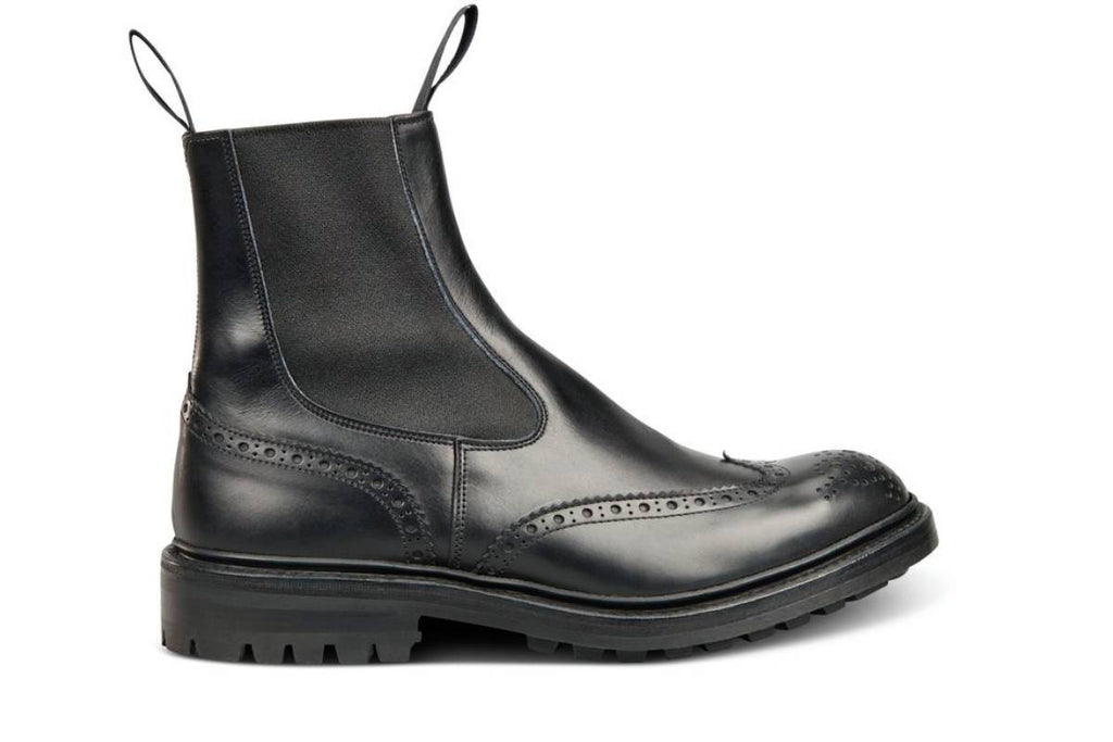 Henry Country Dealer Boot - Black Calf – R E Tricker Ltd