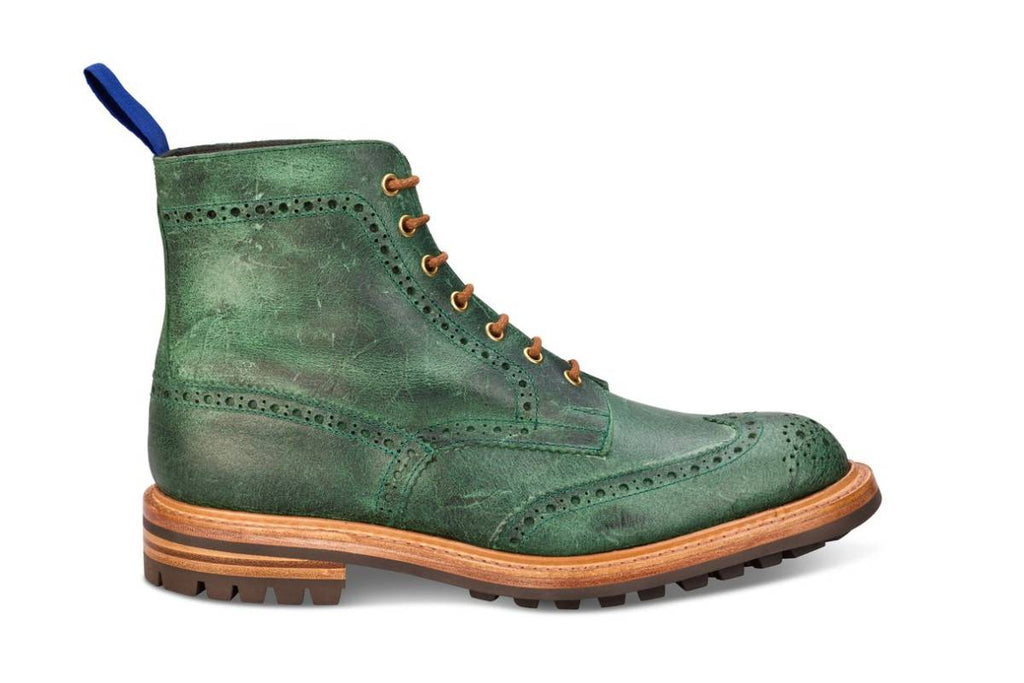Stow Country Boot - Green Pull-Up Full Grain Tricker's Exclusive) – R E ...